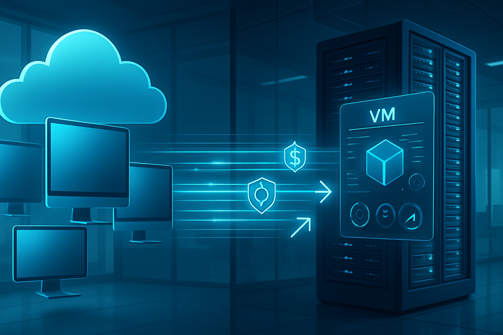 Virtual Desktop vs Virtual Machine: 2025 Guide - IronOrbit